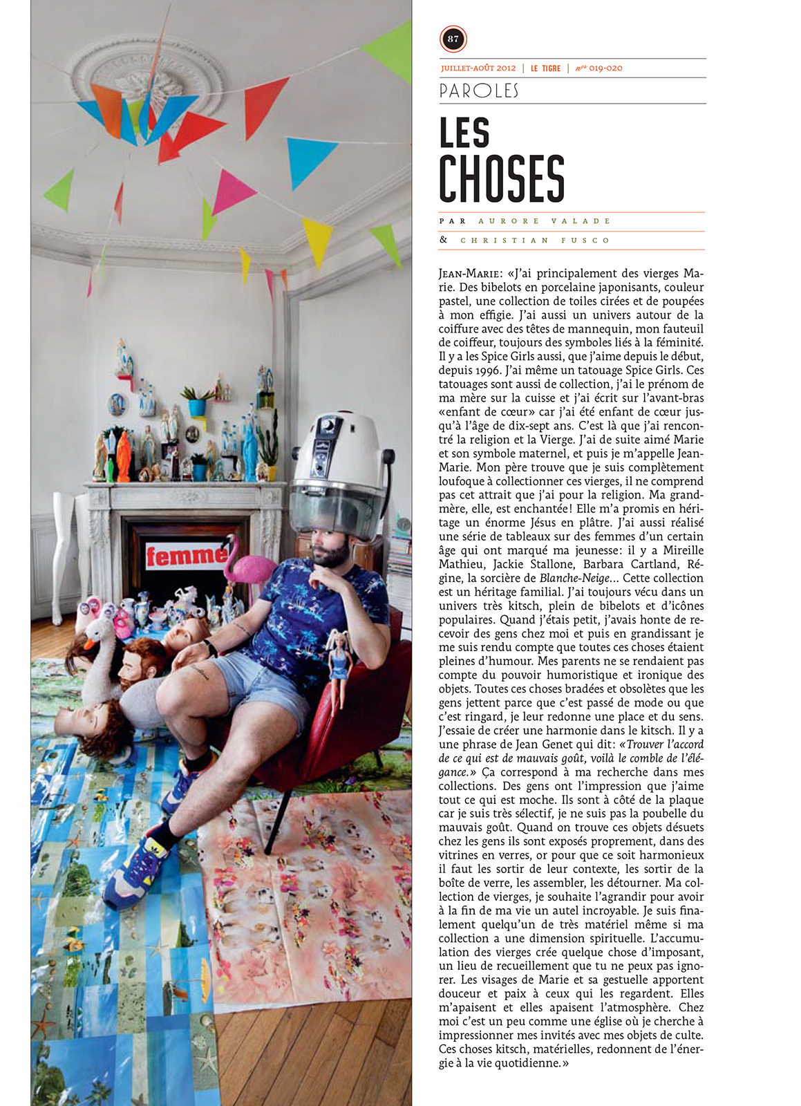 Les choses – Aurore Valade