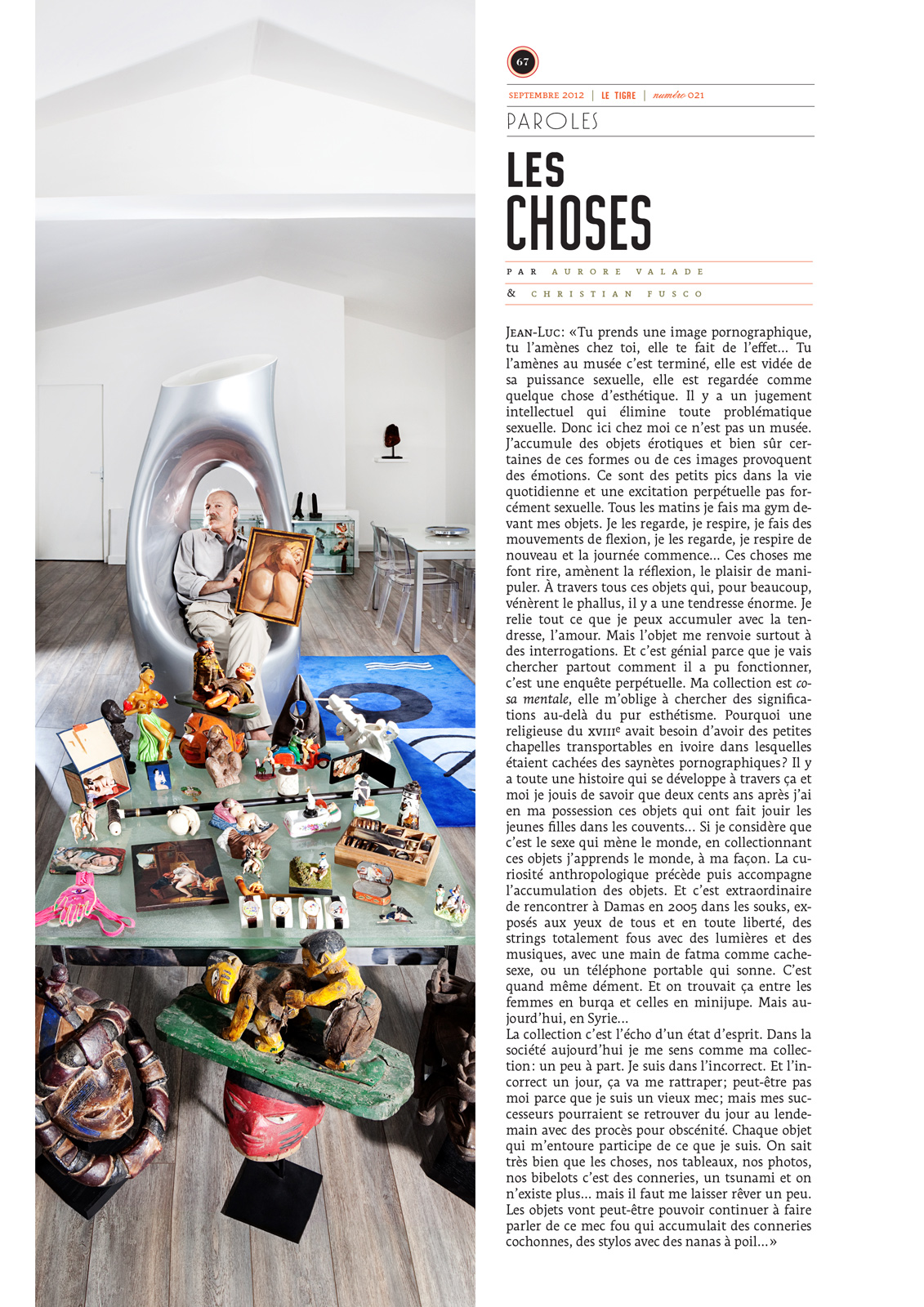 Les choses – Aurore Valade