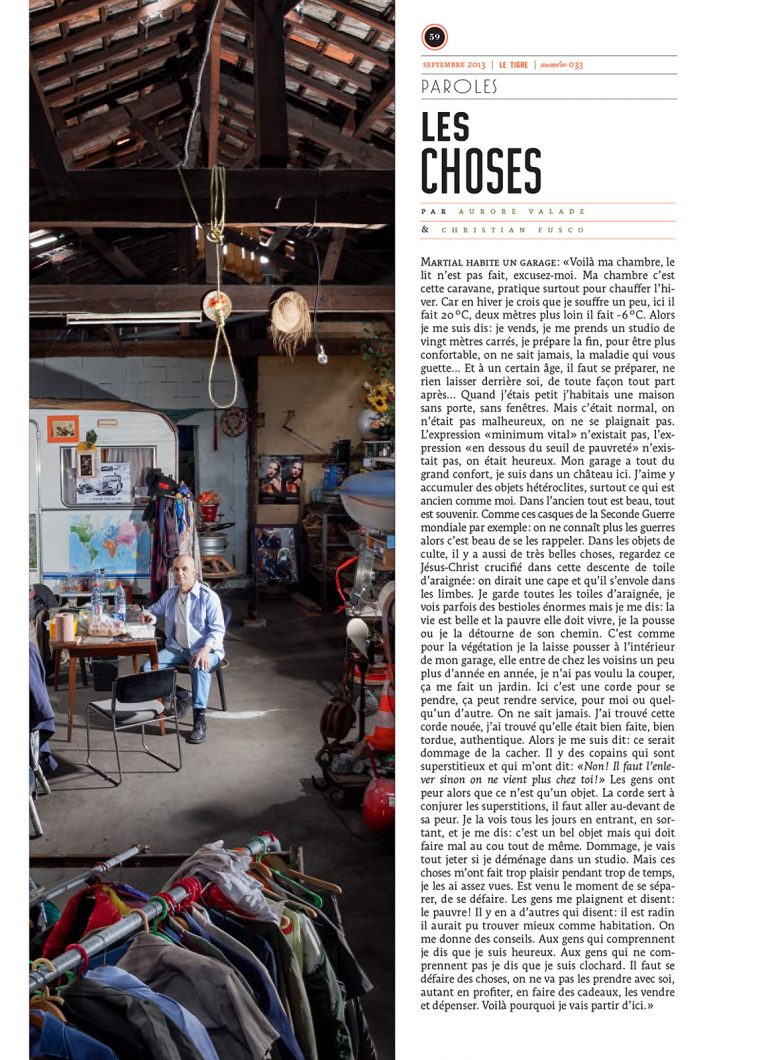 Les choses – Aurore Valade